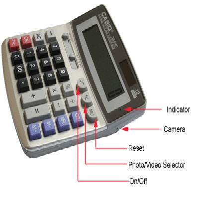 Spy Hidden Calculator Camera in Delhi | Spy Calculator Camera in India