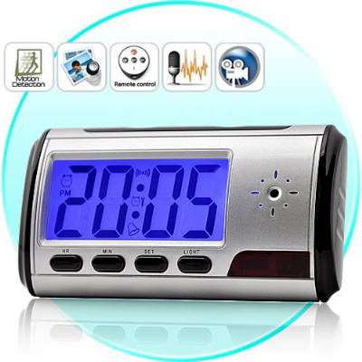 Spy Long Time Recording Digital Table Clock Camera in Delhi India