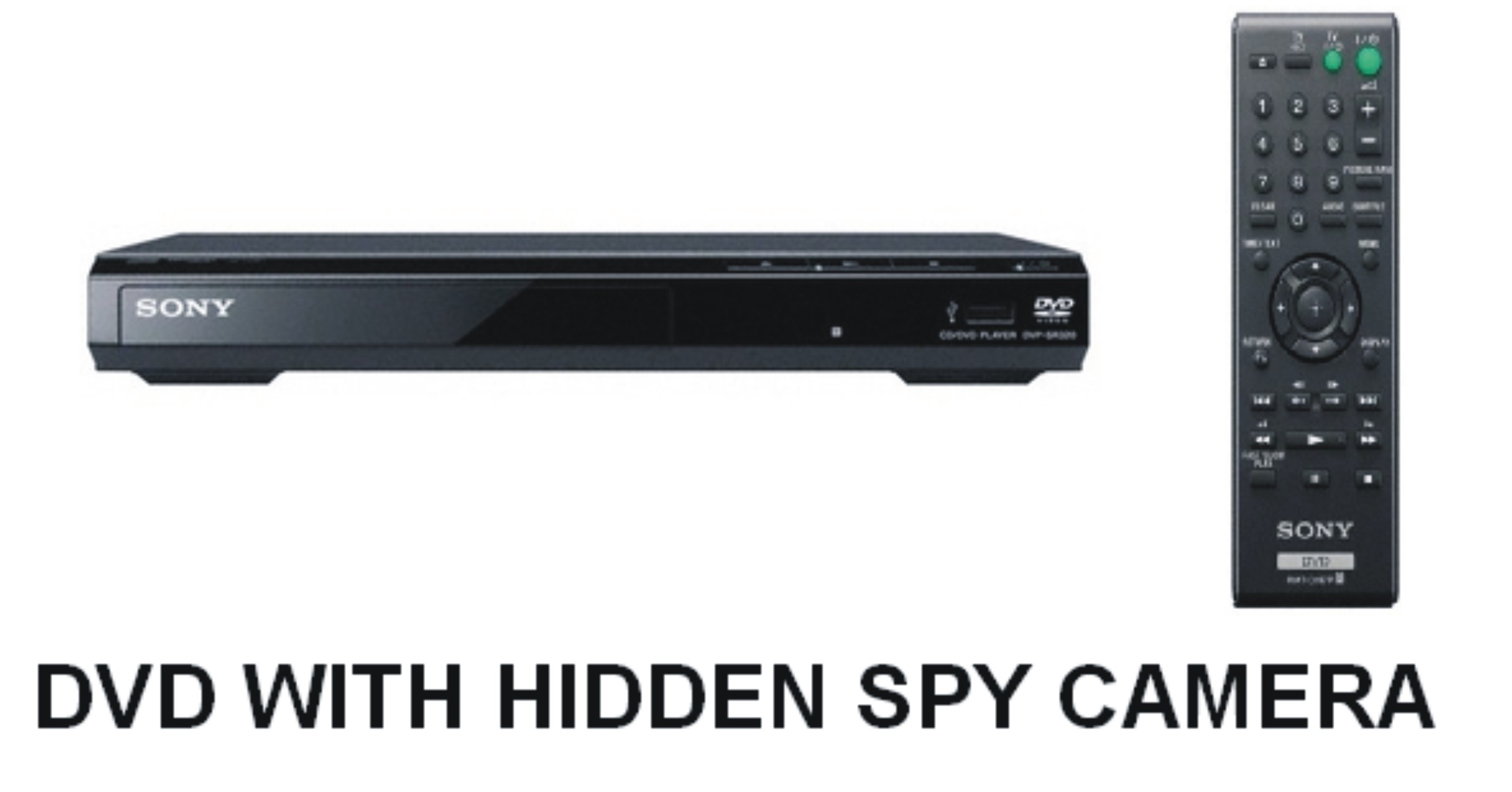 Hidden Spy Camera in Sony DVD Player in Delhi India